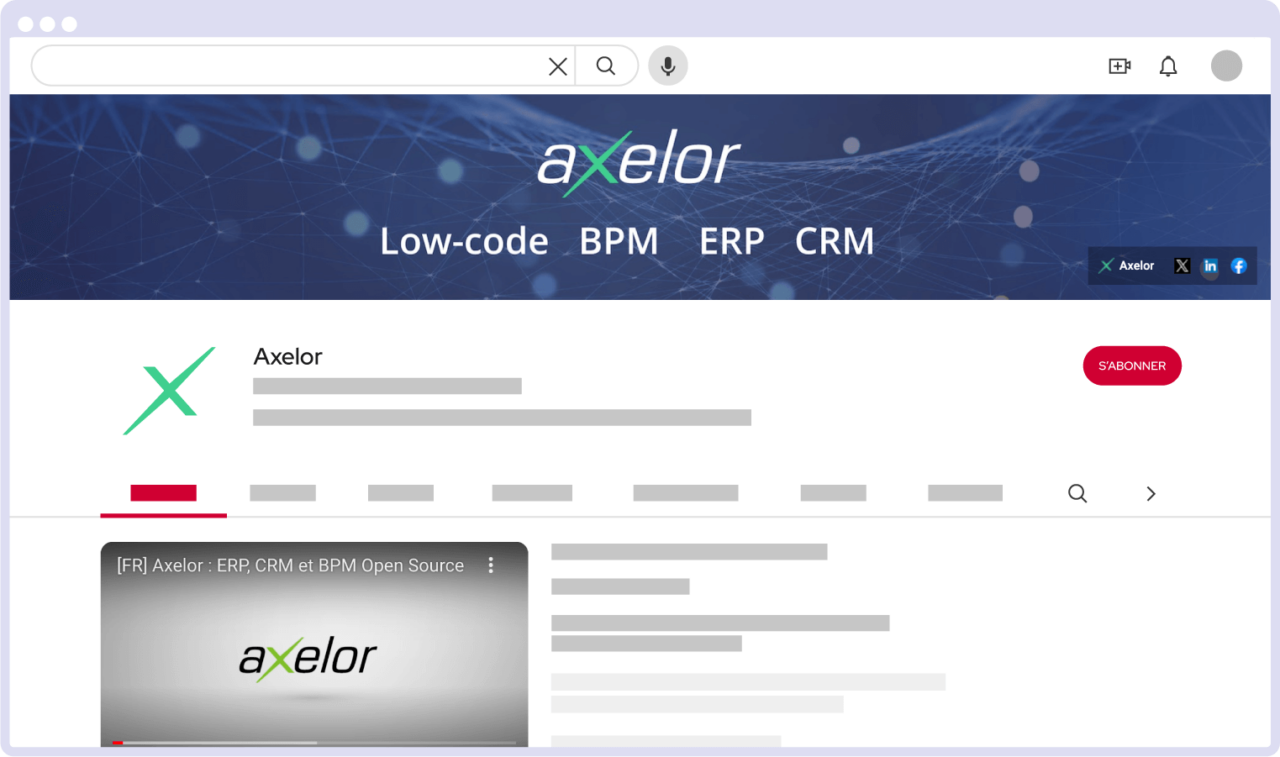 Axelor, ERP Open Source platform